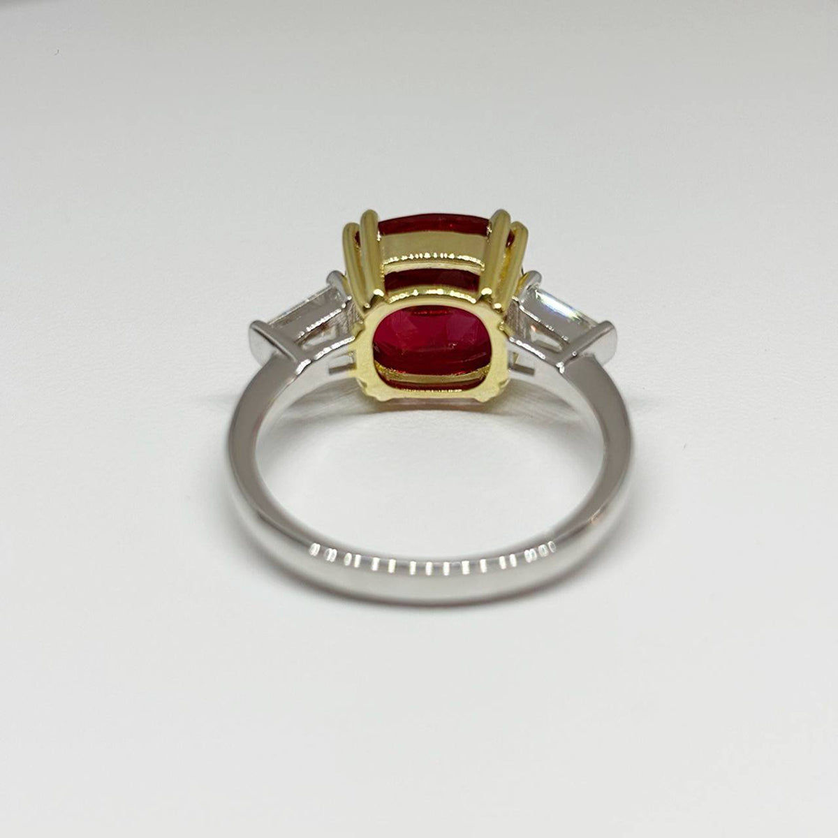 Ruby & Moissanite 925 Silver Ring | Luxury Design | SOPHYGEMS Jewelry